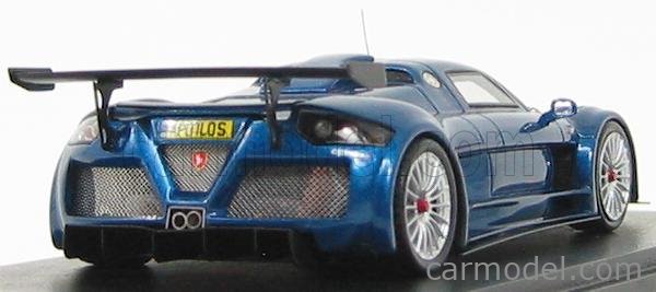 SPARK-MODEL S0669 Scale 1/43 | GUMPERT APOLLO S 2008 BLUE MET