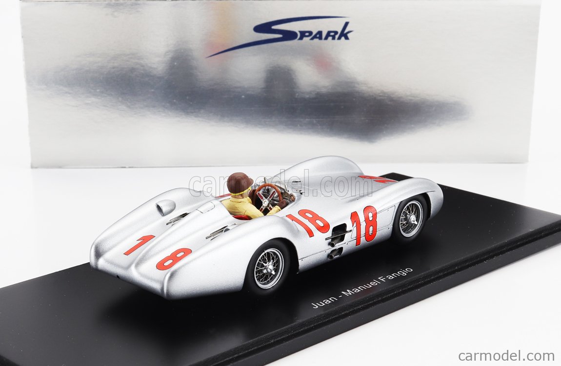 SPARK-MODEL S1035 Scale 1/43 | MERCEDES BENZ F1 W196 N 18 WORLD ...