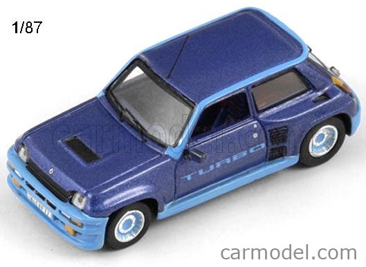 SPARK-MODEL 87S098 Scale 1/87 | RENAULT 5 TURBO 1980 BLUE MET
