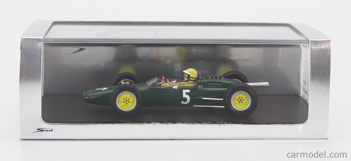 SPARK-MODEL S1611 Scale 1/43 | LOTUS F1 25 N 5 BRITISH GP 1963 TREVOR ...