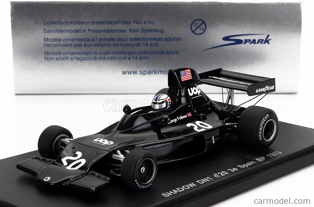 SPARK-MODEL S1681 Scale 1/43 | SHADOW F1 DN1 N 20 SPAIN GP GEORGE ...