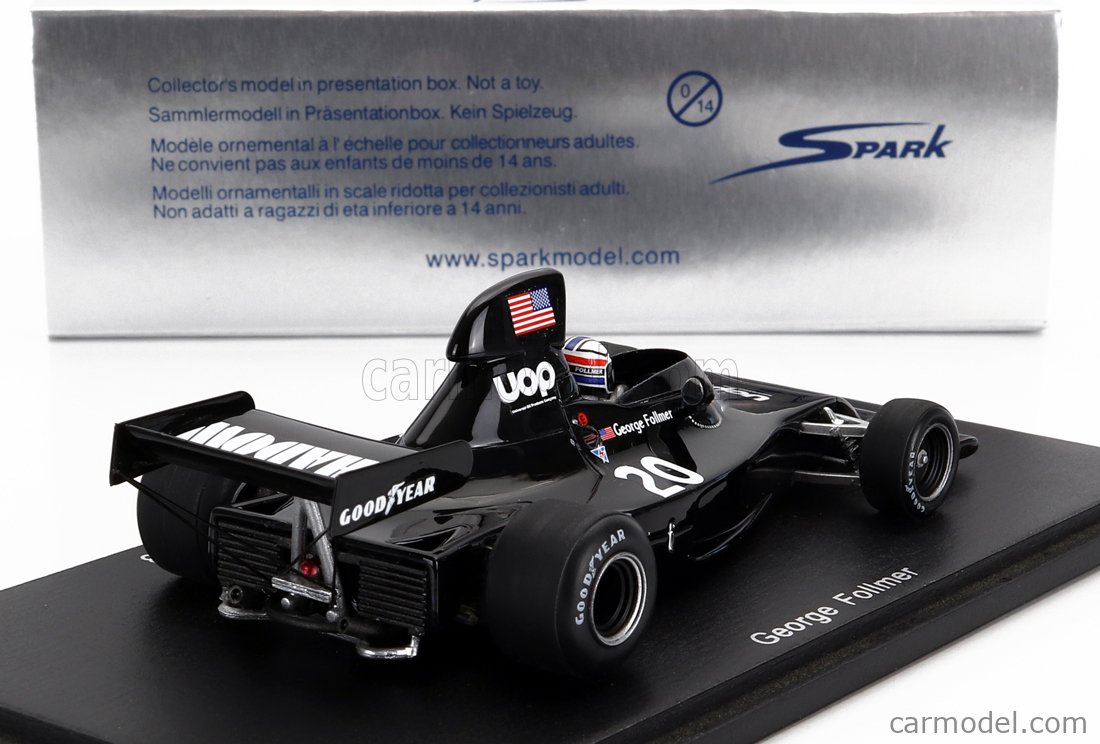 SPARK-MODEL S1681 Scale 1/43 | SHADOW F1 DN1 N 20 SPAIN GP GEORGE ...