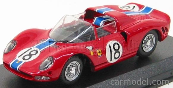 BEST-MODEL 9021 Scale 1/43 | FERRARI 365P2 SPIDER N 18 24h LE MANS 1965 ...