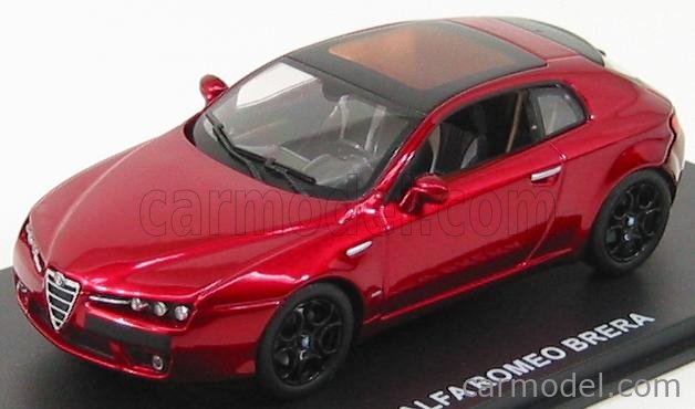 M4 M47106 Scale 1/43 | ALFA ROMEO BRERA 2005 RED COMPETITION MET BLACK