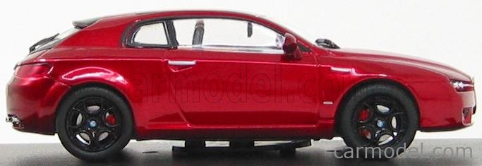 M4 M47106 Scale 1/43 | ALFA ROMEO BRERA 2005 RED COMPETITION MET BLACK