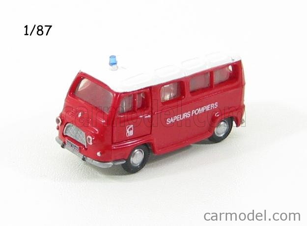 NOREV 517352 Scale 1/87 | RENAULT ESTAFETTE MINIBUS FIRE ENGINE RED WHITE