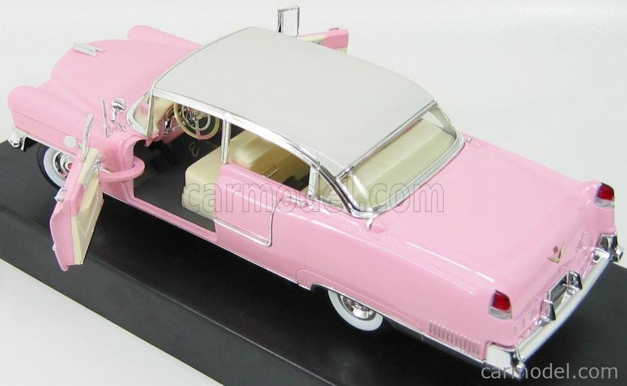 MRC 79201 Scale 1/18 | CADILLAC PINK ELDORADO 1955 - PERSONAL CAR ELVIS ...