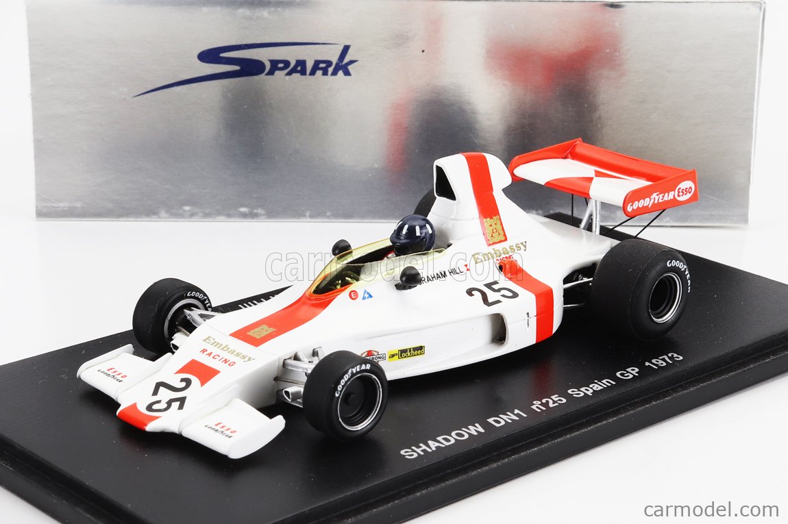 SPARK-MODEL S1683 Escala 1/43 | SHADOW F1 DN1 N 25 SPAIN GP 1973 GRAHAM ...
