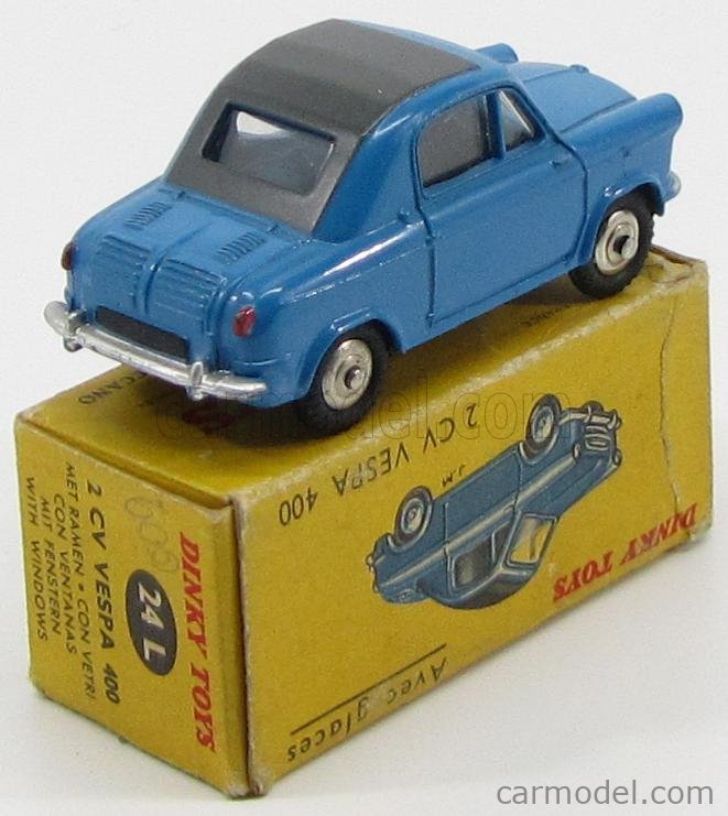 DINKY FRANCE 529 24L Scale 1/43 | PIAGGIO VESPA 400 2CV 1958 MEDIUM BLUE