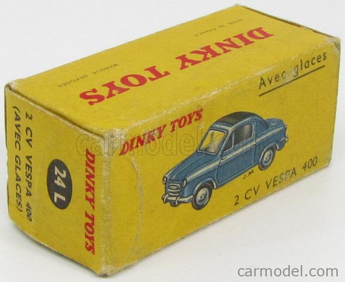 DINKY FRANCE 529 24L Scale 1/43 | PIAGGIO VESPA 400 2CV 1958 MEDIUM BLUE