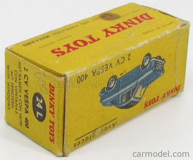 DINKY FRANCE 529 24L Scale 1/43 | PIAGGIO VESPA 400 2CV 1958 MEDIUM BLUE