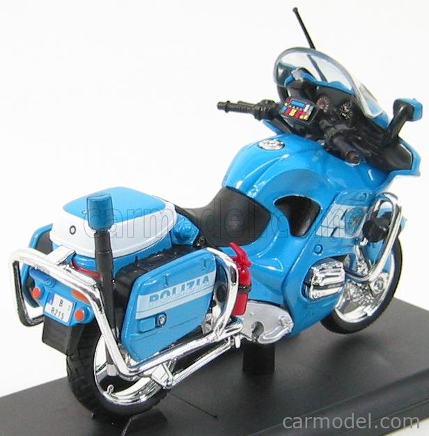 WELLY WE12151PS Scale 1/18 | BMW R1100RT POLIZIA - POLICE LIGHT BLUE