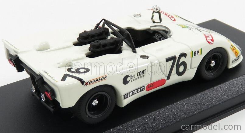 BEST-MODEL 9215 Scale 1/43 | PORSCHE 908/2 FLUNDER N 76 24h LE MANS 1972 LAGNIEZ - TOUROUL WHITE