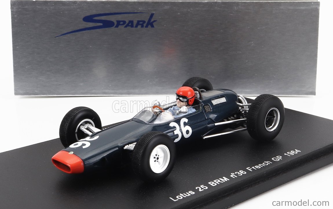SPARK-MODEL S1612 Scale 1/43 | LOTUS F1 25 BRM N 36 FRENCH GP 1964 MIKE ...