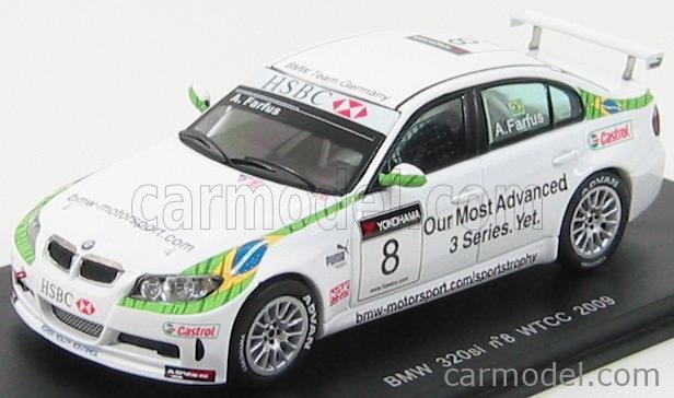 SPARK-MODEL S2502 Scale 1/43 | BMW 320si N 8 WTCC 2009 FARFUS WHITE
