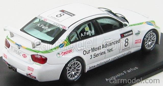 SPARK-MODEL S2502 Scale 1/43 | BMW 320si N 8 WTCC 2009 FARFUS WHITE