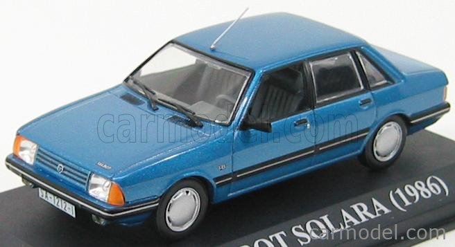 EDICOLA / Scale 1/43 | TALBOT SOLARA 1986 BLUE MET