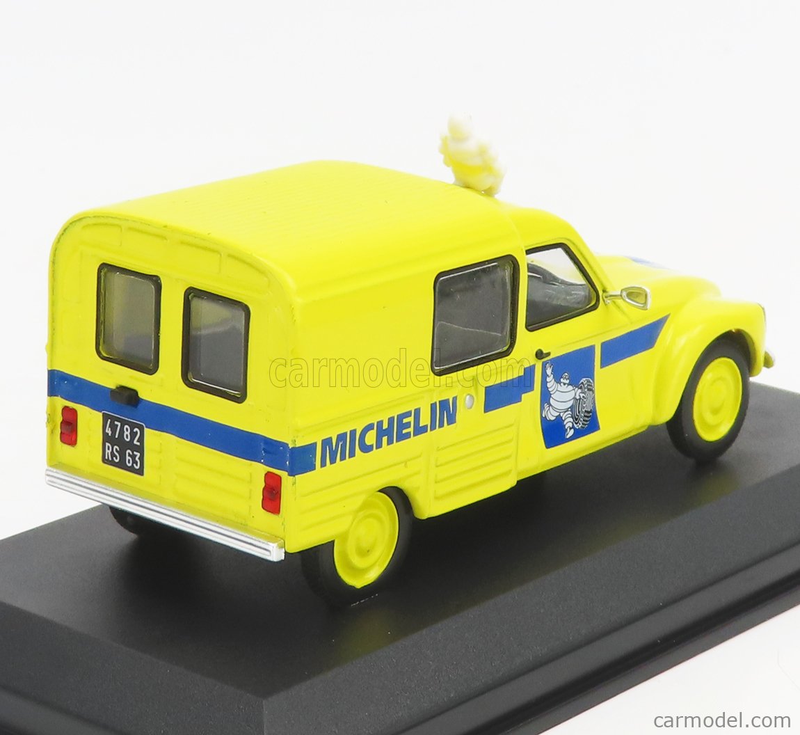 EDICOLA FM01 Scale 1/43 | CITROEN ACADIANE VAN MICHELIN 1984 YELLOW
