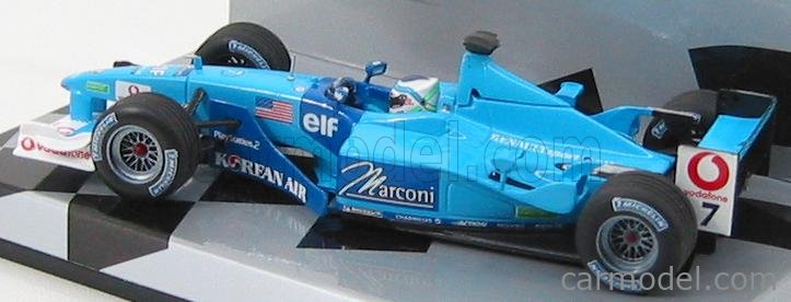 MINICHAMPS 433010107CC Scale 1/43 | BENETTON F1 RENAULT B201 N 7 GP ...