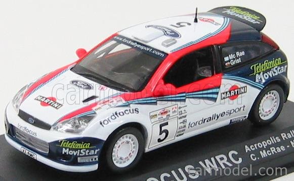 EDICOLA ISSU019 Scale 1/43 | FORD ENGLAND FOCUS WRC MARTINI N 5 RALLY ...