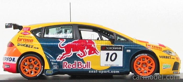 IXO-MODELS VARB0150 Scale 1/43 | SEAT LEON N 10 REPSOL RED BULL WTCC ...