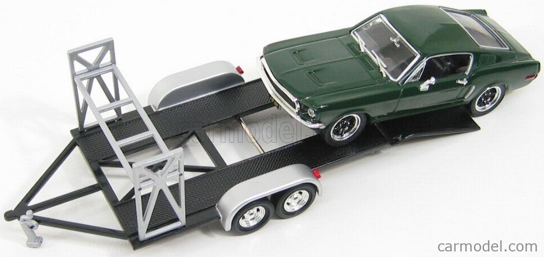 GMP 02603 Scale 1/43 | ACCESSORIES TRAILER FOR CAR BLACK SILVER