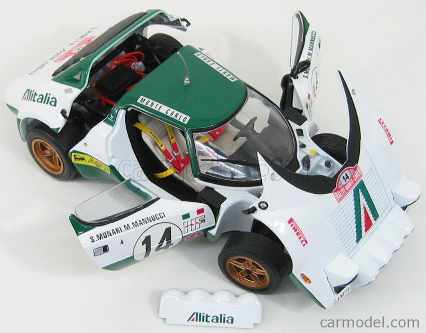 SUN-STAR 04501 Scale 1/18 | LANCIA STRATOS HF ALITALIA N 14 WINNER ...