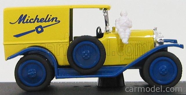 ELIGOR 100113 Scale 1/43 | CITROEN 5HP VAN - MICHELIN YELLOW BLUE