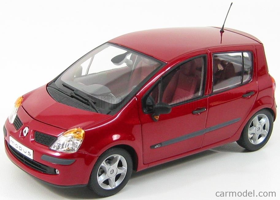 NOREV 237450 Scala 1/18 | RENAULT MODUS RED MET