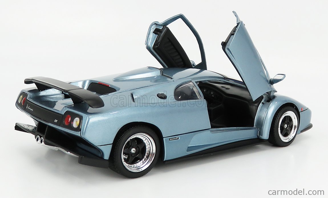 MOTOR-MAX 73168GY Scale 1/18 | LAMBORGHINI DIABLO GT 1999 GREY BLUE MET
