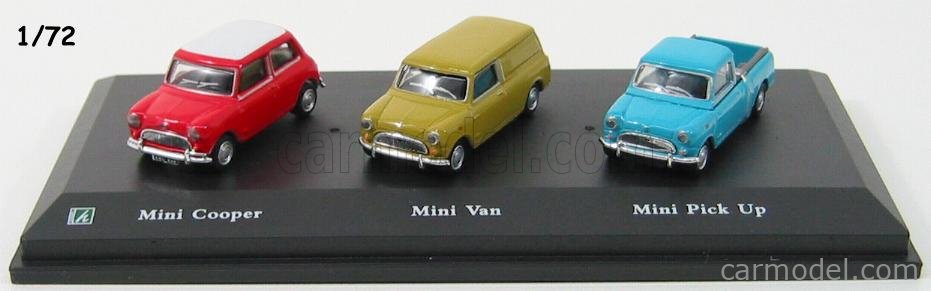 HONGWELL CR713ND7 Scala 1/87 | MINI SET 3X COOPER - VAN - PICK-UP RED ...