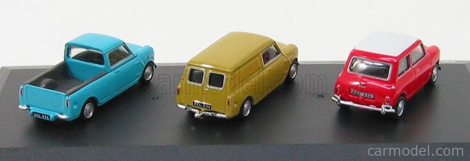 HONGWELL CR713ND7 Scale 1/87 | MINI SET 3X COOPER - VAN - PICK-UP RED ...