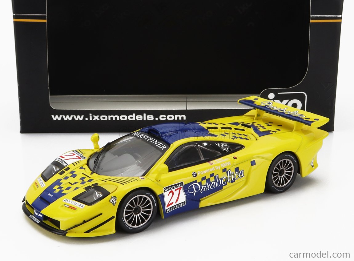 IXO-MODELS GTM072 Scale 1/43 | McLAREN F-1 GTR BMW S70 TEAM PARABOLICA ...