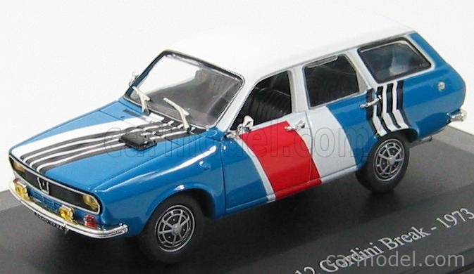 EDICOLA / Scale 1/43 | RENAULT 12 GORDINI BREAK 1973 BLUETTE WHITE RED