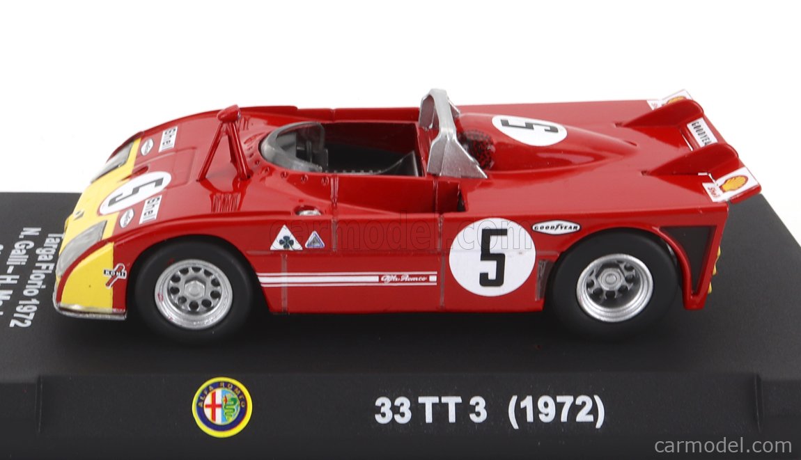 EDICOLA ALFAC077 Scale 1/43 | ALFA ROMEO 33 TT3 N 5 2nd TARGA FLORIO ...