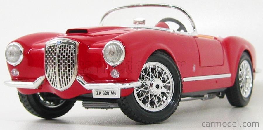 BURAGO 12048 Scale 1/18 | LANCIA AURELIA B24 SPIDER 1955 RED