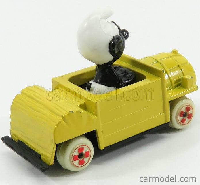 ESCI / Escala 1/43 | PEYO PUFFI-SMURFS- AUTO WITH BLACK PUFFO CAR YELLOW