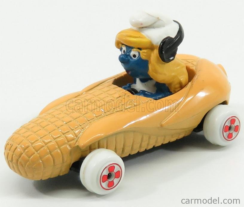 ESCI / Scale 1/43 | PEYO PUFFI-SMURFS-AUTO PUFFETTA MAIZE-COB CAR YELLOW