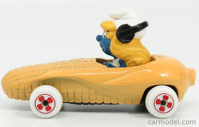 ESCI / Scale 1/43 | PEYO PUFFI-SMURFS-AUTO PUFFETTA MAIZE-COB CAR YELLOW