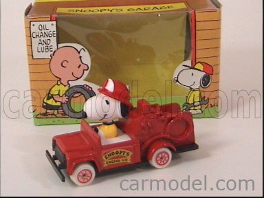 ESCI / Scale 1/43 | LAND ROVER LAND FIRE ENGINE WITH SNOOPY RED