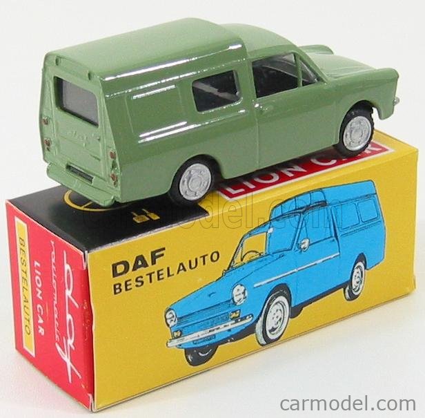LION-CAR LION-BESTEL Scale 1/43 | DAF VARIOMATIC VAN - BESTELAUTO GREEN