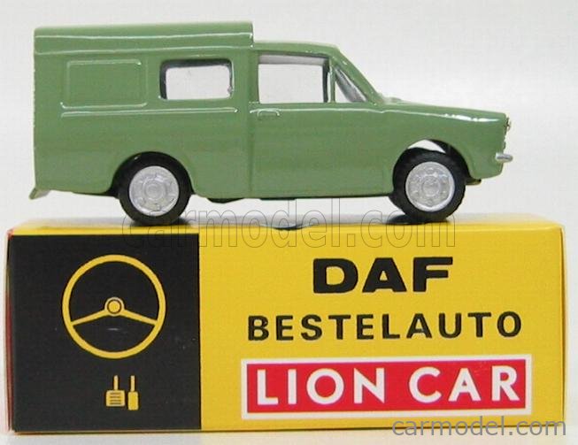 LION-CAR LION-BESTEL Масштаб 1/43 | DAF VARIOMATIC VAN - BESTELAUTO GREEN
