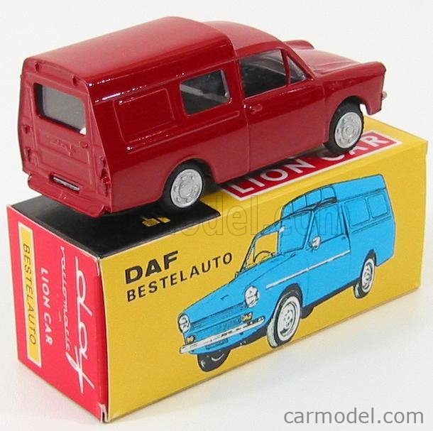 LION-CAR LION-BESTEL Masstab: 1/43 | DAF VARIOMATIC VAN - BESTELAUTO RED