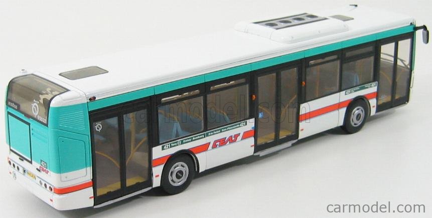 NOREV 530245 Scale 1/43 | IRISBUS IRISBUS CITELIS RATP 2007 - AUTOBUS CEAT WHITE GREEN ORANGE