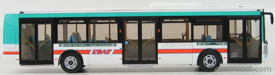 NOREV 530245 Scale 1/43 | IRISBUS IRISBUS CITELIS RATP 2007 - AUTOBUS CEAT WHITE GREEN ORANGE