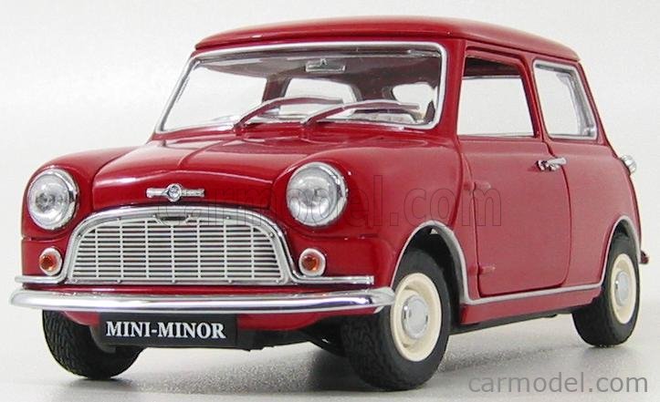 KYOSHO 08105R Scale 1/18 | MORRIS MINI MINORS - 50th ANNIVERSARY RED