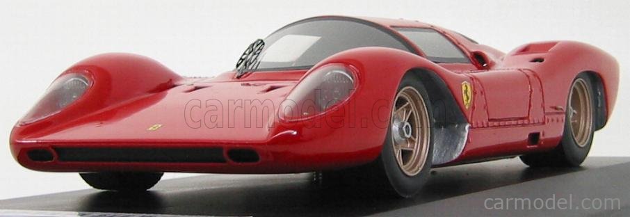 MG-MODEL MGV12S-01 Scale 1/18 | FERRARI 312P COUPE PRESS CAR 1969 RED
