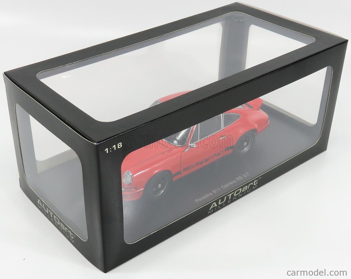 AUTOART 78054 Scale 1/18 | PORSCHE 911 CARRERA RS 2.7 1973 ORANGE BLACK