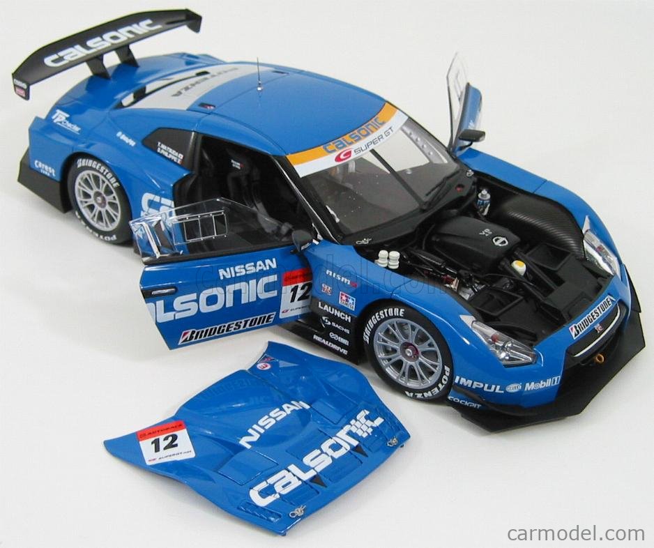 AUTOART 80877 Scale 1/18 | NISSAN GT-R N 12 SUPER GT 500 2008 BLUE