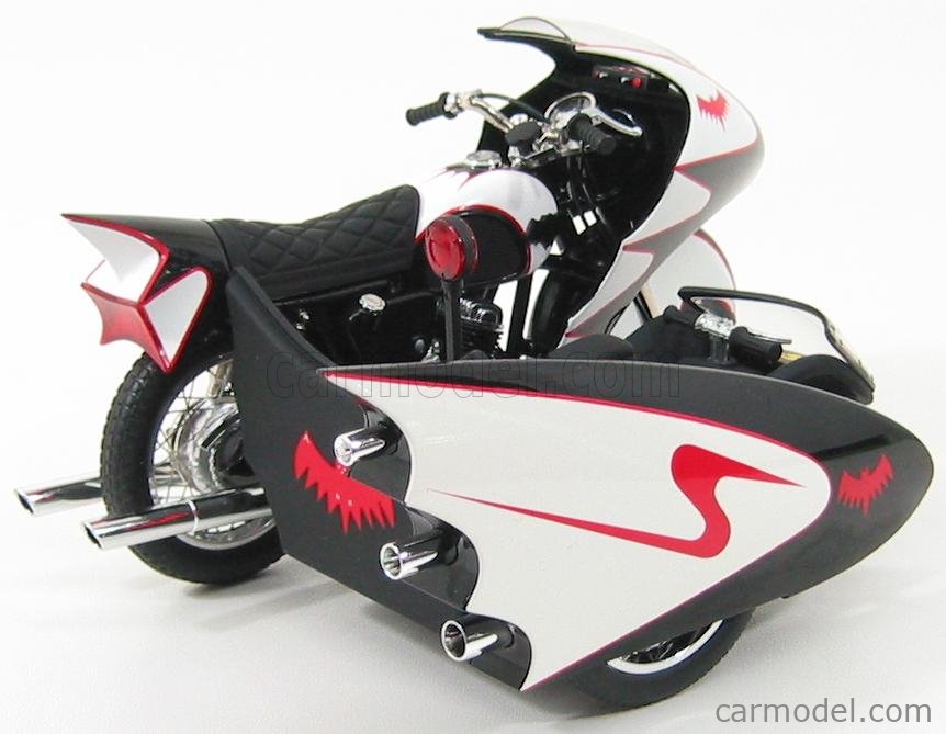 MATTEL HOT WHEELS R0006 Scale 1/12 | BATMAN BATCYCLE & ROBIN SIDECAR ...